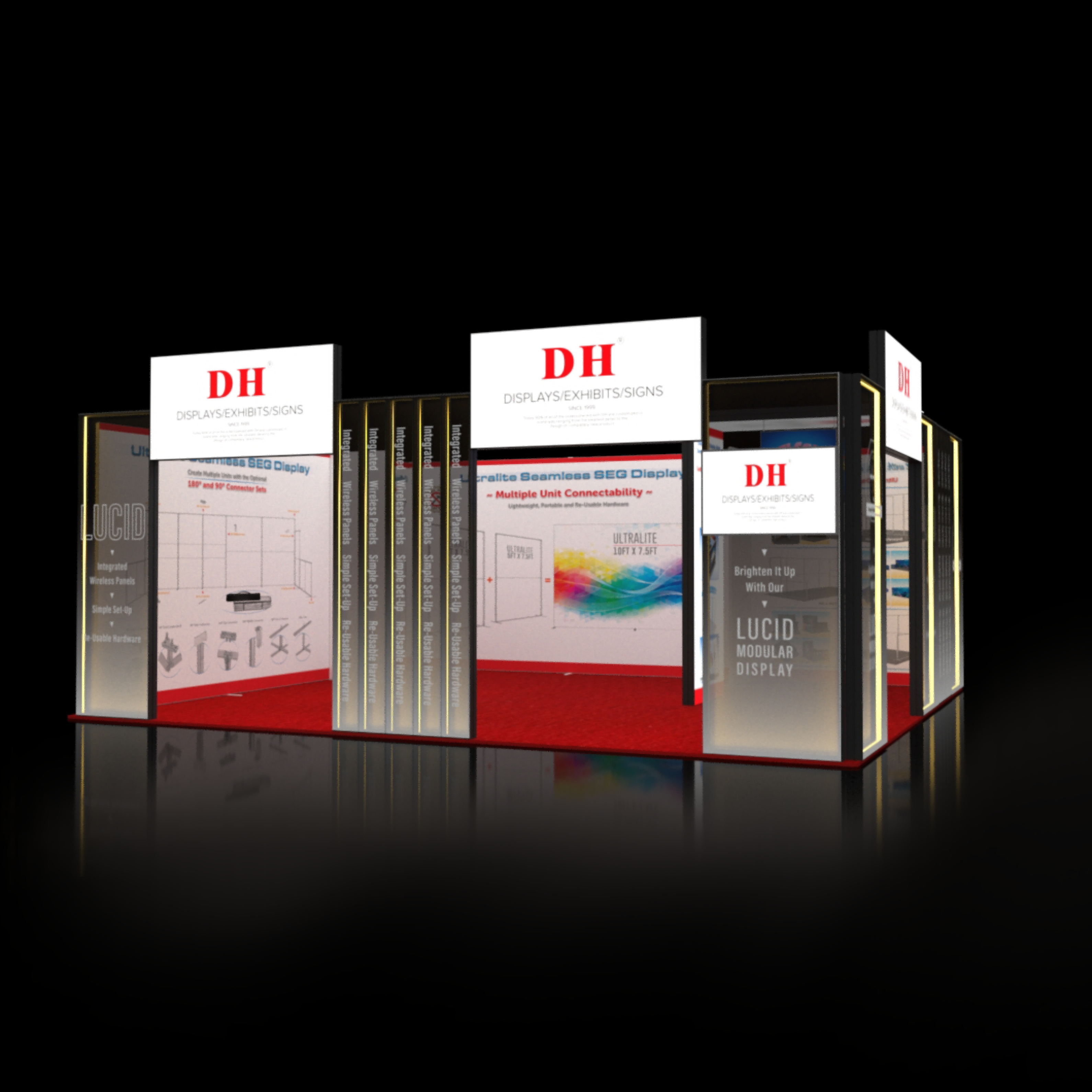 Environmental Friendly Fashion Design Exhibition Booth Setup System 6 ...