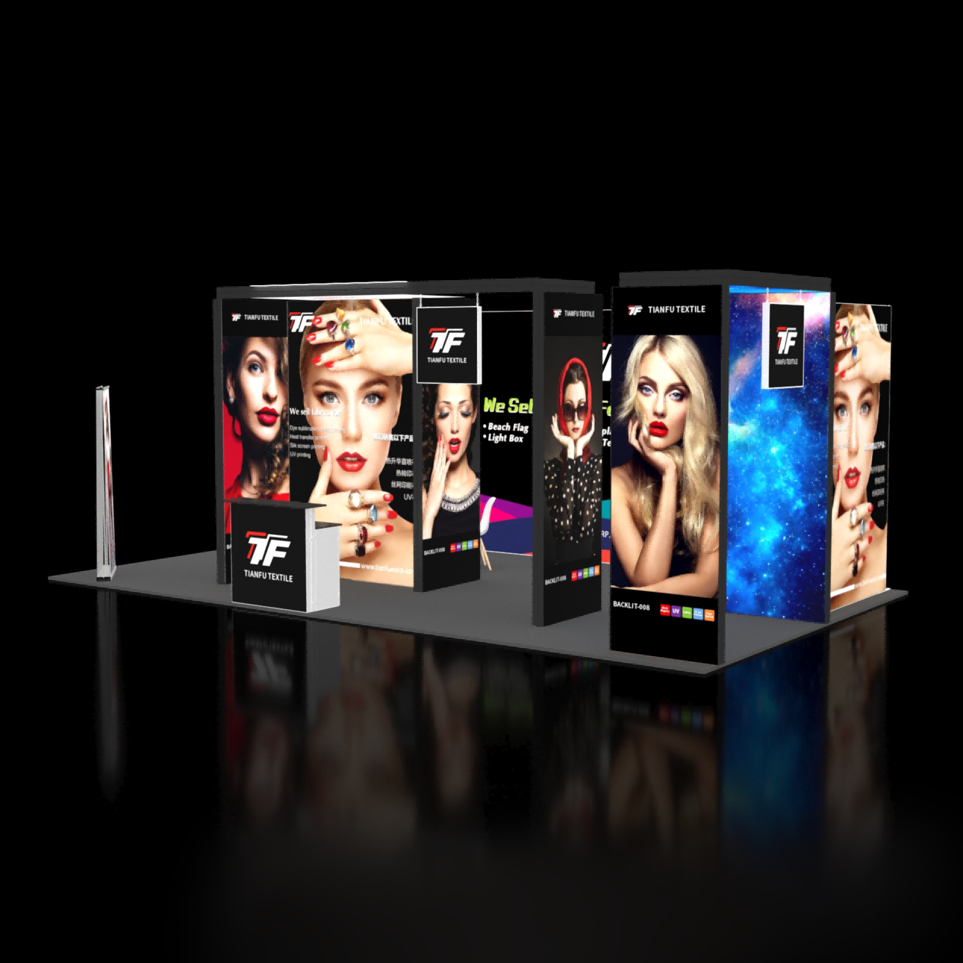 China eco-friendly booth set-up system manufacturers, eco-friendly ...