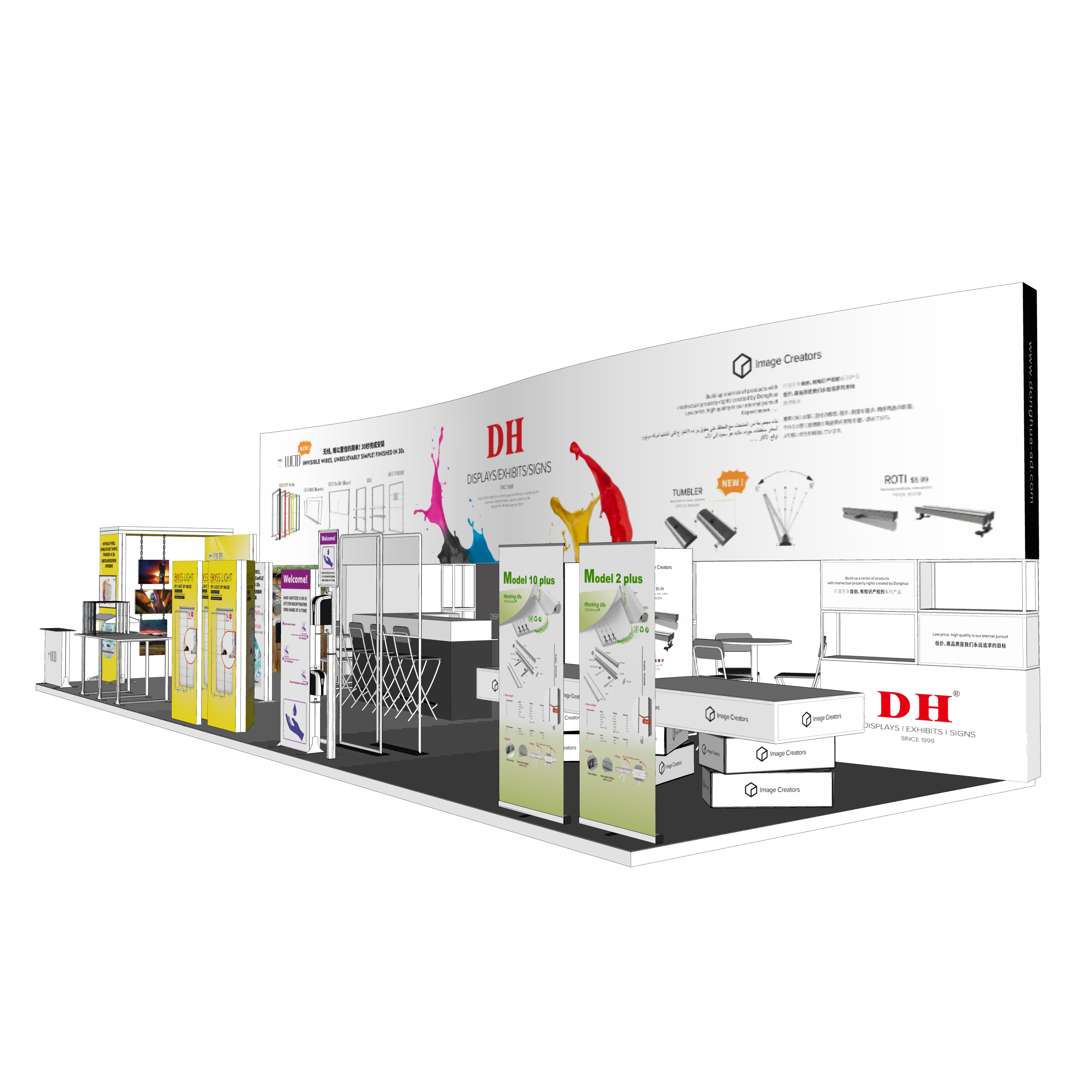 China optional sizes booth set-up system manufacturers, optional sizes ...