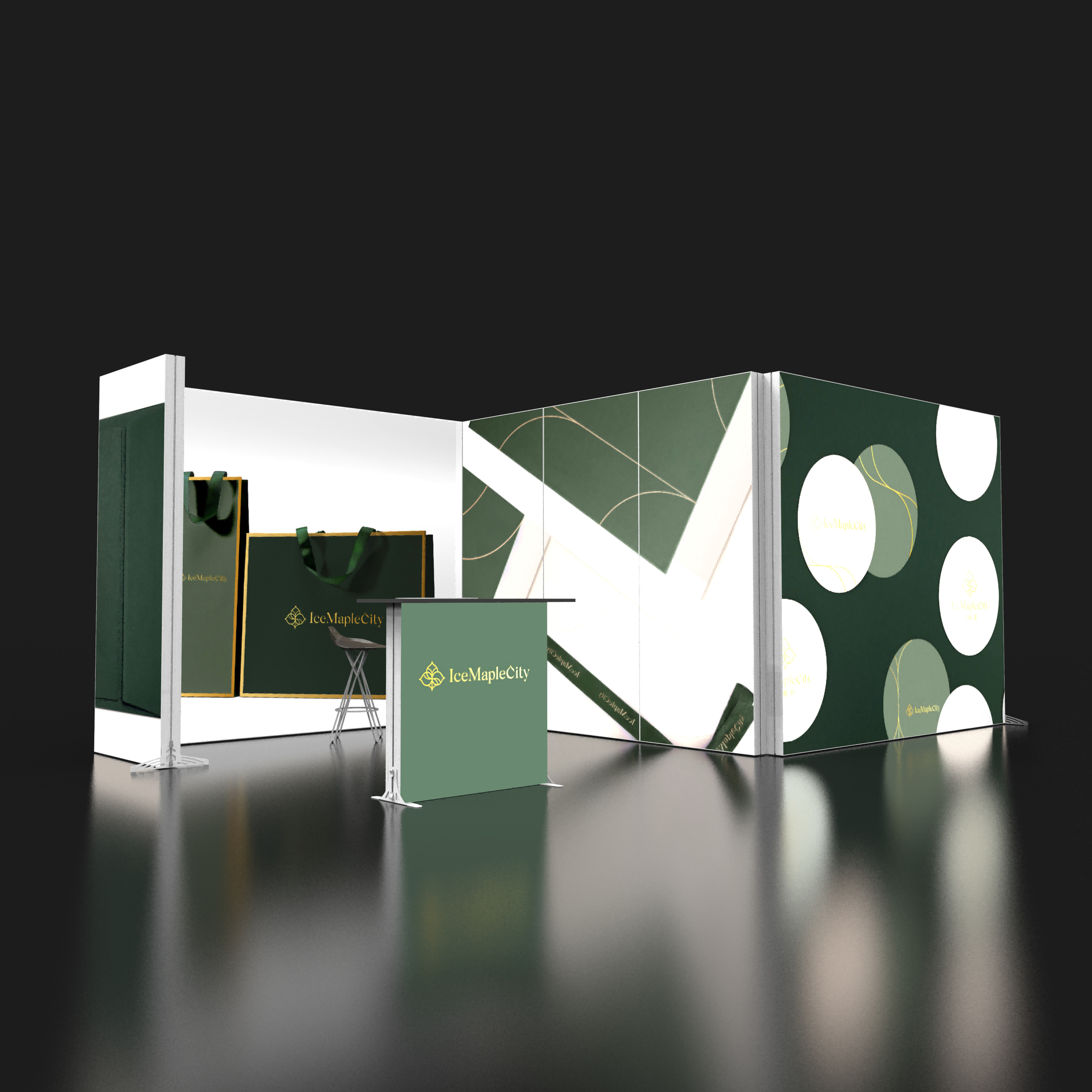 Eco-friendly Pop-up Shop Event Booth Set-up System 3*6m from China ...