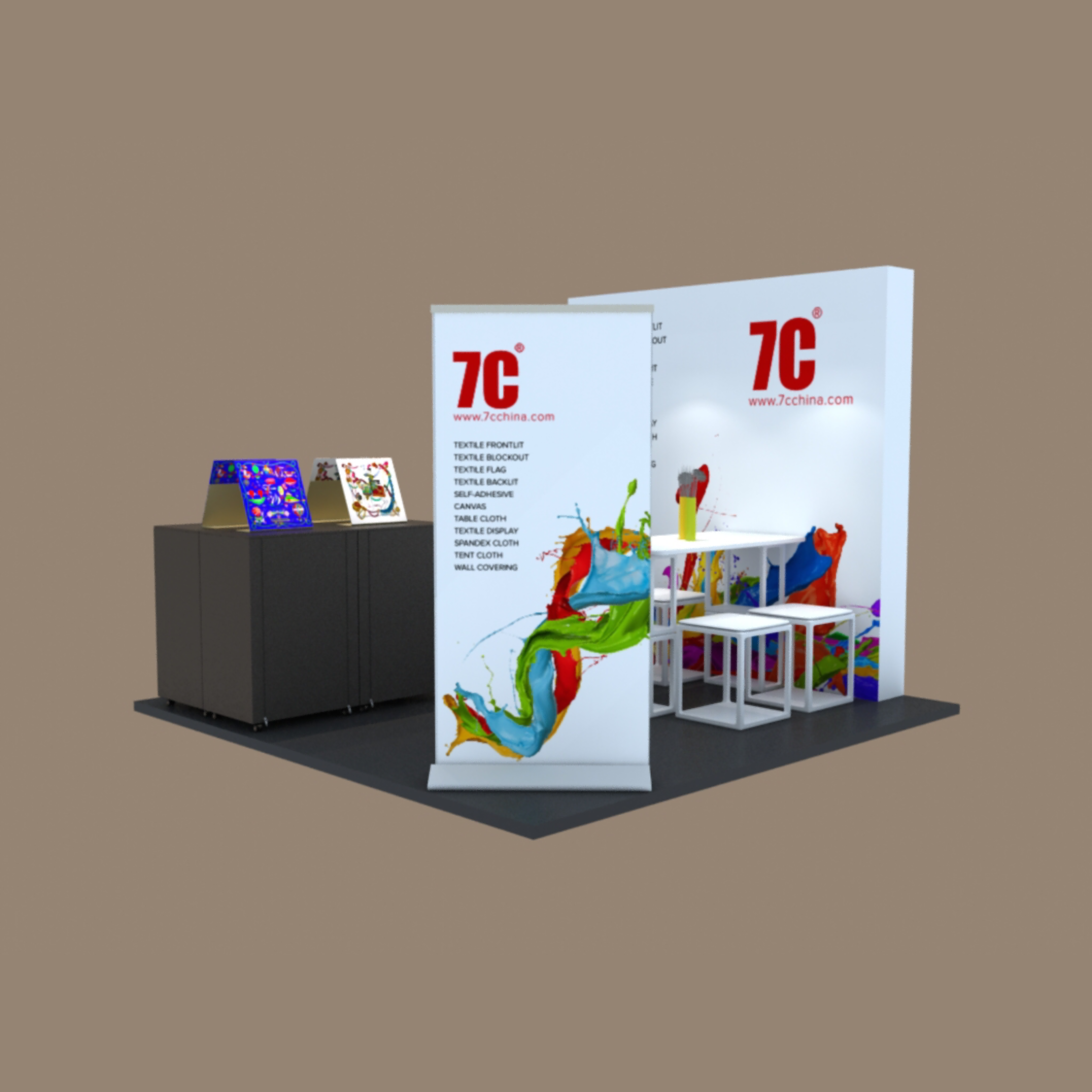 Creative Popup Store Booth Set-up System For Information Sharing from ...