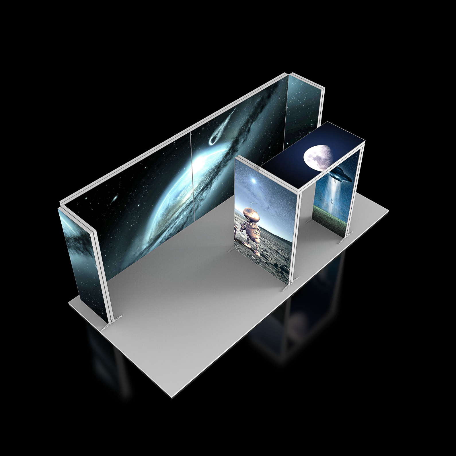 China customized design charity booth set-up system manufacturers ...