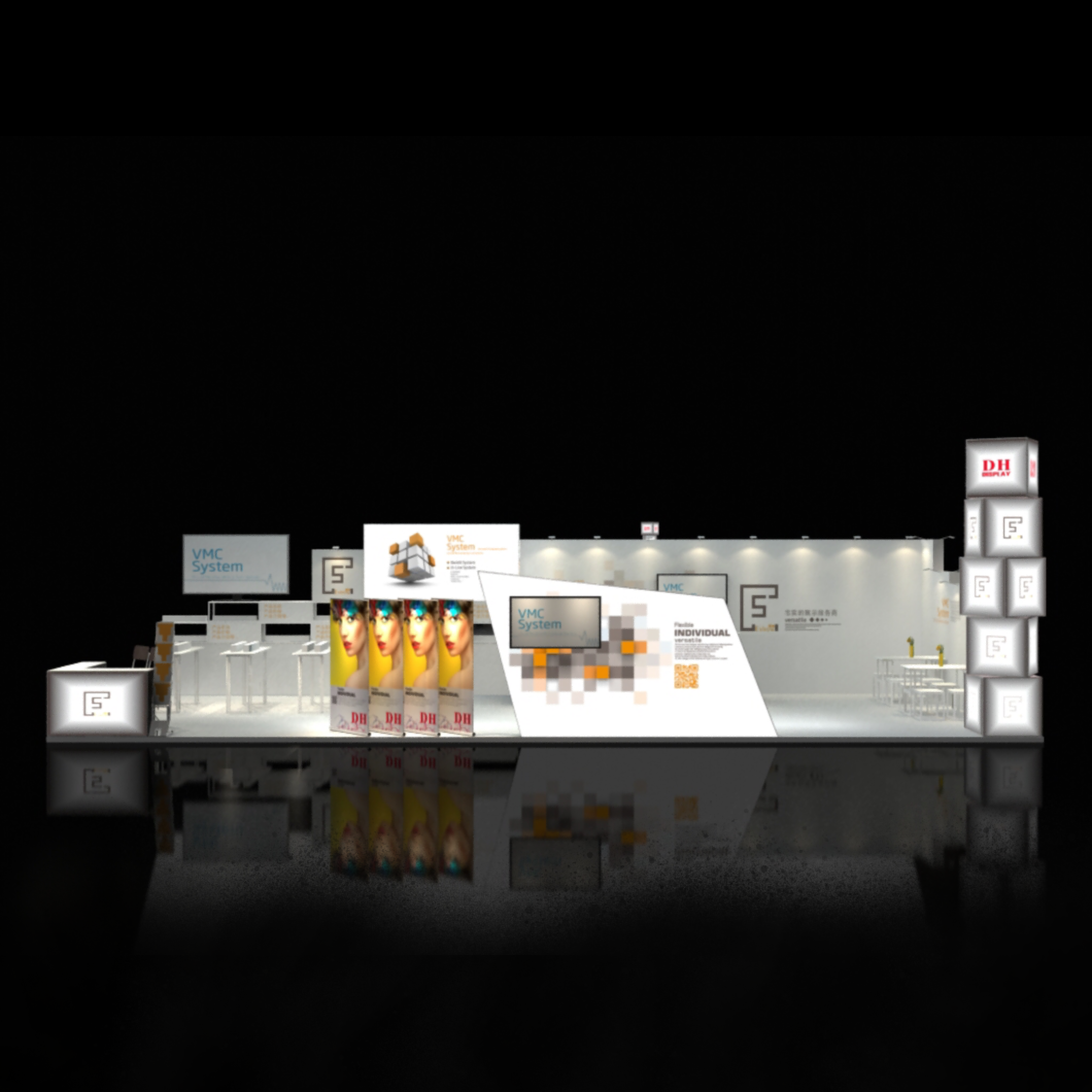 Optional Sizes Pop-up Shop Presentation Booth Set-up System from China ...